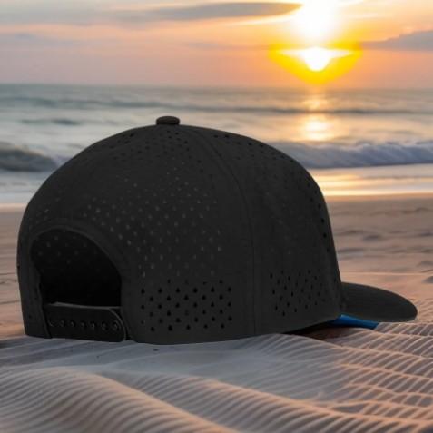 Quality Waterproof Polyester Snapback Baseball Cap with Curved Brim Applique Pattern for for sale