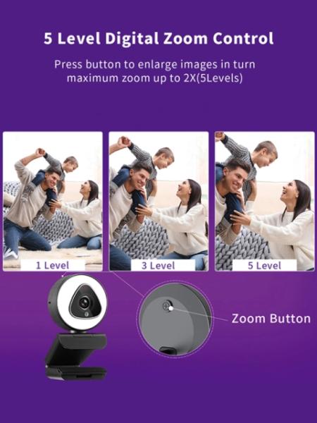Quality Auto Focus USB 30FPS 1080P Webcam For Streaming Video Calls for sale