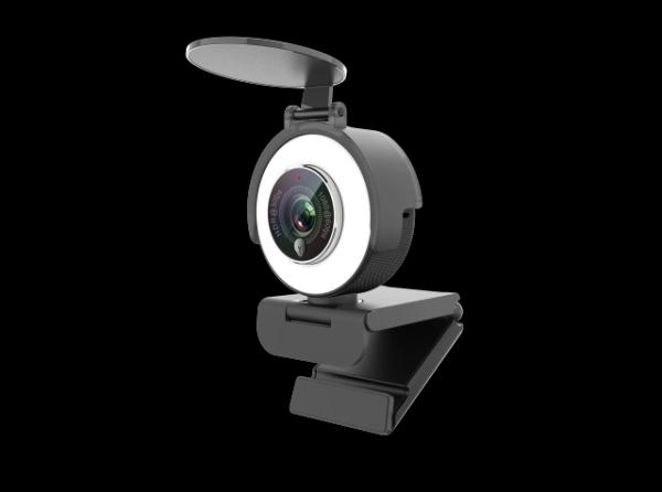 Quality 1080P 60FPS USB Streaming Gaming Web Camera With Touch Beauty Light for sale