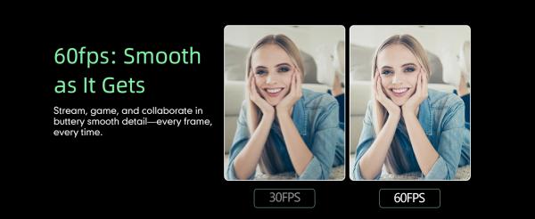 Quality 1080P 60FPS USB Streaming Gaming Web Camera With Touch Beauty Light for sale