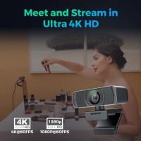 China Ultra HD USB 4K Webcam With Remote Control 4K 60FPS Streaming Camera for sale