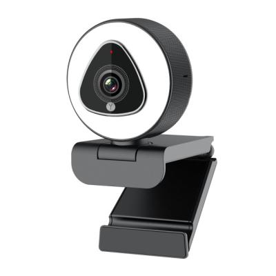 China 4K 30FPS Auto Focus Webcam HD 1080p With Ring Light for sale