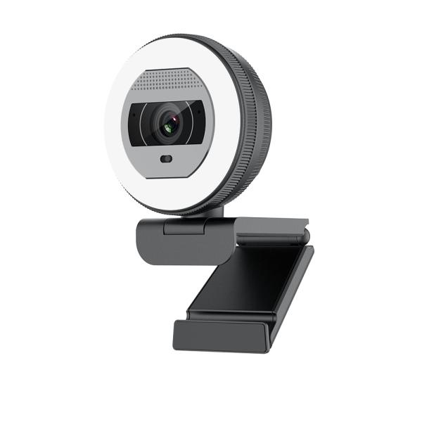 Quality Touch Ring Light Auto Focus Web Camera USB Webcam 2K 30fps for sale