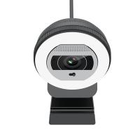 China 2K 30fps Touch Light Web Camera USB Webcam Auto Focus Lens for sale