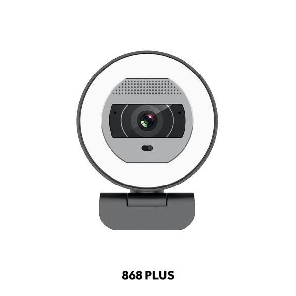 Quality Touch Ring Light 2K 30fps USB Webcam Web Camera Auto Focus Lens for sale