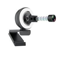 China 4K UHD Web Camera Fast Auto Focus Ring Light External USB Camera for sale