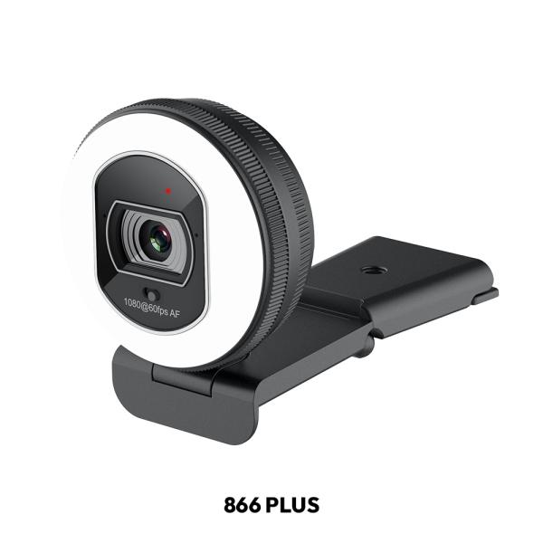 Quality 2K 30fps Live Streaming Webcam Remote Control Touch Light USB Video Web Camera for sale