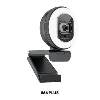 Quality Auto Focus Live Streaming Webcam Webcam USB 2.0 2K 30fps Touch Light Remote for sale
