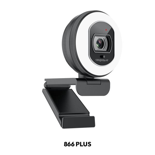 Quality Auto Focus Live Streaming Webcam Webcam USB 2.0 2K 30fps Touch Light Remote for sale