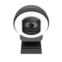 China 2K 30fps Live Streaming Webcam Remote Control Touch Light USB Video Web Camera for sale