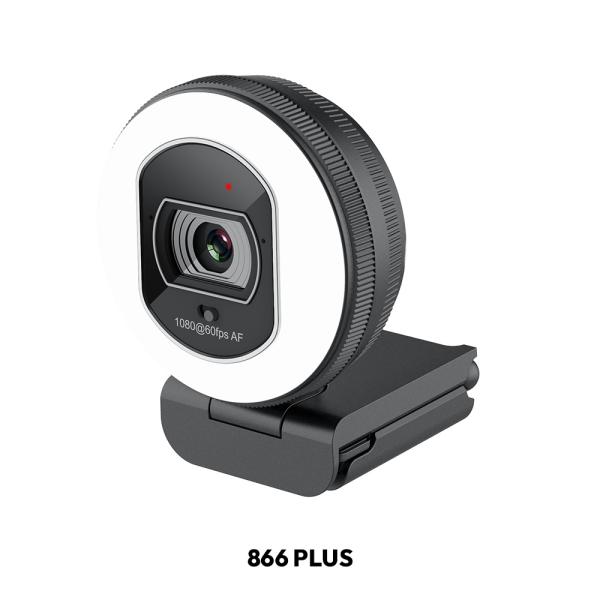 Quality Touch Light USB Auto Focus Webcam 2K 30fps Video Web Camera for sale