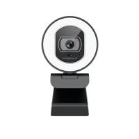 China Touch Light USB Auto Focus Webcam 2K 30fps Video Web Camera for sale