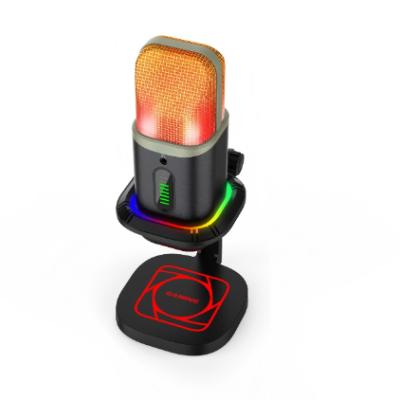 China Gaming Microphone RGB USB Plug and Play Multi Pattern Voice Chat Mic for sale