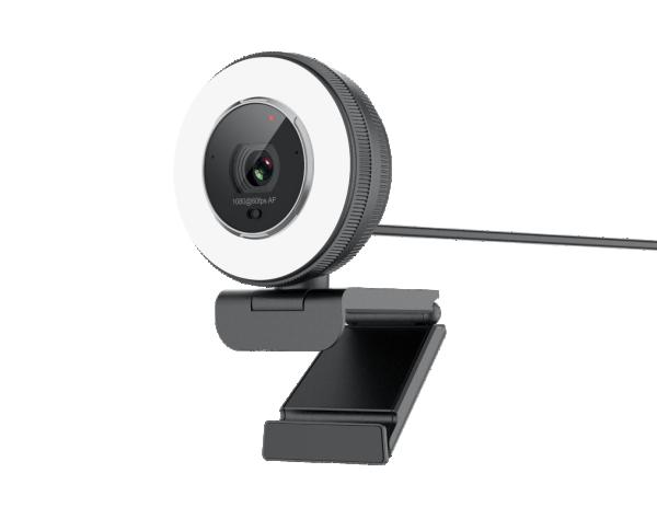 Quality 1080P Autofocus Webcam with 60FPS Video and Adjustable Fill Light for Online Communication for sale