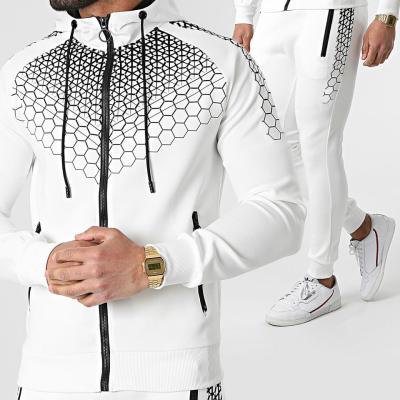 China Custom Design Sport Training Print Jackets Polyester Cotton Sportswear Solid Color Jacket for Men for sale