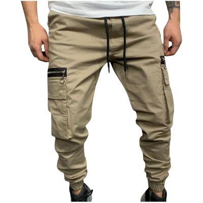 China Men's Cargo Pants Multi-pockets Work Pant for Men Workwear Regular Fit Track Trousers Men Comfortable Sweatpants for sale