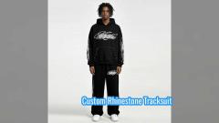 Custom Rhinestone Hoodie Sweat Set