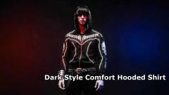 Hooded Shirt Dark Style Comfort