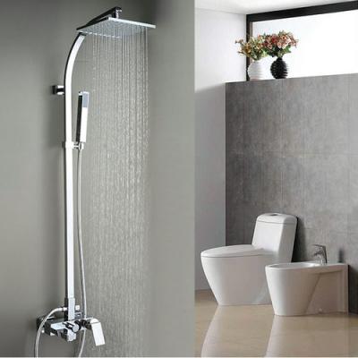 China Contemporary Tub Shower Faucet with 8 inch Shower Head + Hand Shower TSC033 for sale