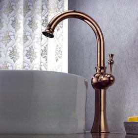China Antique Centerset Bathroom Sink Faucet (Rose Gold Finish) T1810RG for sale