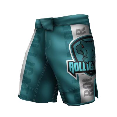 China 220 gsm Custom Grappling Compression Shorts Sublimated Sportswear For MMA No Gi Grappling for sale