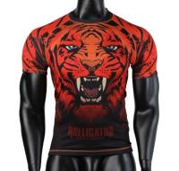 Quality Customized Sublimation Logo BJJ Gi Rash Guard with 80% Polyester 20% Spandex for sale