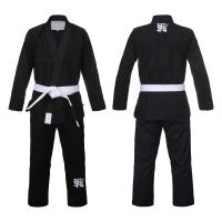 Quality Twill Canvas Ripstop Black Judo Gi Breathable Judo Kimono For Durable Martial for sale