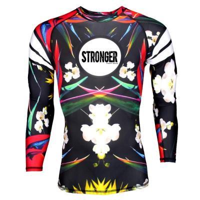 China Customized Sublimation Logo 240gsm BJJ Gi Rash Guard For MMA And Gym for sale