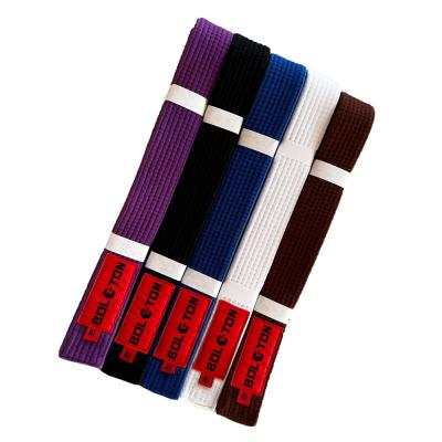 China Custom Jiu Jitsu Training Belt with Digital Print Technology Durable 100% Cotton BJJ GI Belt for sale