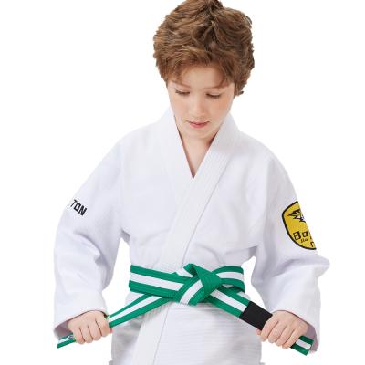 China Embroidery Logo Preshrunk Fabric BJJ Gi Belt for Kids Martial Arts Training for sale