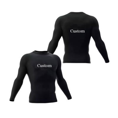 China Custom Lightweight and Durable Full Sublimation Print 220 gsm Fabric Weight Rash Guard for BJJ Martial Arts Wear for sale