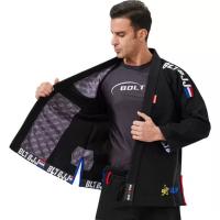 Quality OEM ODM BJJ Gi Uniform with 380 GSM Pearl Weave Jacket and 280 GSM Twill Pants for sale