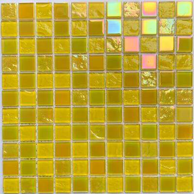 China Sala de ocasião piscina luminosa mosaico de vidro temperado de cristal com técnica de vidro à venda