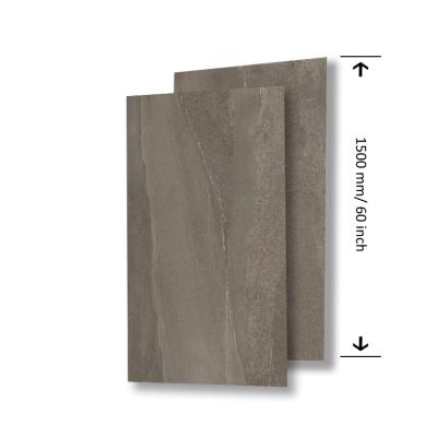 Cina Piastrelle di marmo di porcellana grigia lucidata 800 x 800 mm per il progetto di ristrutturazione del bagno in vendita