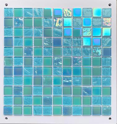 Cina Tecnica Piastrelle di piscina in vetro in mosaico in Spagna Colori Spessore 4 mm A prezzi accessibili in vendita