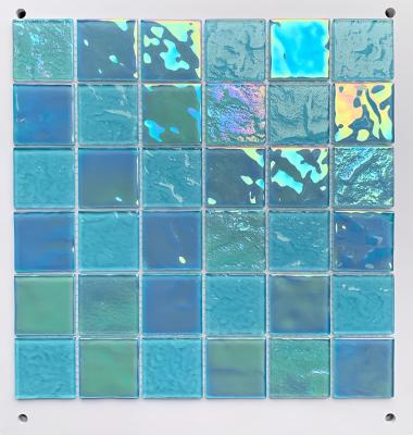 China Técnica de vidro Piscina cinza mosaicos para uma aparência atemporal na piscina exterior à venda