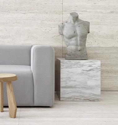 Cina Porcellana bianca vitrificata travertina parete esterna piastrella 1200 x 600 con finitura vetrata in vendita