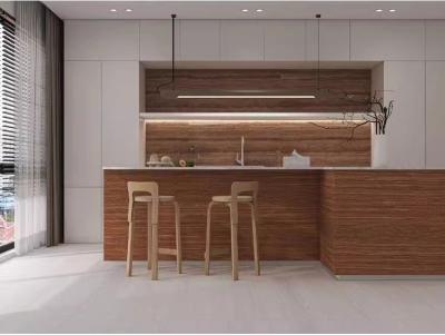 China Travertijn Design Keramische vloertegel voor Appartement Woonkamer Slaapkamer en Keuken Te koop