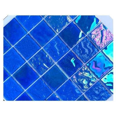 China Mosaico escuro para piscina em tamanho de folha 306x306MM à venda