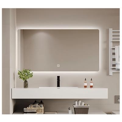 China Badkamer bureaubladorganisator met wit keramisch wasbak en SLABS/SINTERSTONE materiaal Te koop