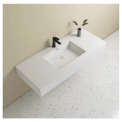 Cina Organizzatore di banconi da bagno con vasca ceramica bianca e materiale SLABS/SINTERSTONE in vendita
