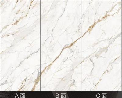 Cina Modello continuo Piastrelle di lamiera di marmo di grande formato per pareti e pavimenti di sfondo dell'hotel in vendita
