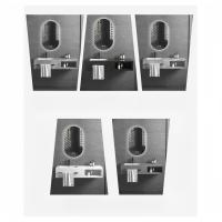 China Sink Unique Waterproof Design Rectangle Vanity Cabinet for SLABS/SINTERSTONE Countertop for sale