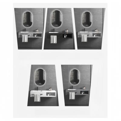 Cina Sink Unico Disegno Rectangle Vanity Cabinet impermeabile per SLABS/SINTERSTONE in vendita