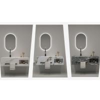 China Sink Unique Waterproof Design Rectangle Vanity Cabinet for SLABS/SINTERSTONE Countertop for sale