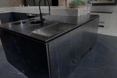 China Eerste keuze Steen Imitatie Textuur Porseleinen tegels voor luxe badkamer 1200x2400mm Te koop