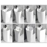 China Dual-Flush Pedestal Basin with Environmental Glaze The Ultimate Cleaning Solution for sale