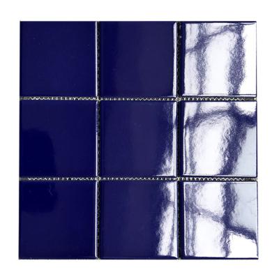 Cina Piastrelle di mosaico in ceramica blu lucidato per piscina anti scivolamento e vendita conveniente in vendita