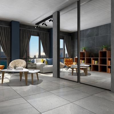 China Chapas de decoração de interiores Traventine Antiderrapante Chapa de piso de porcelana para pátio à venda