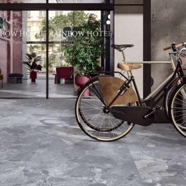 Quality 600x1200mm Terrazo Porcelanico 20mm Glazed 6mm Vitrified Tiles for Villa or for sale